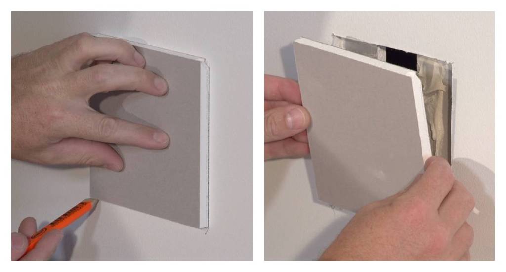 A DIYers guide to fixing a small hole in plasterboard