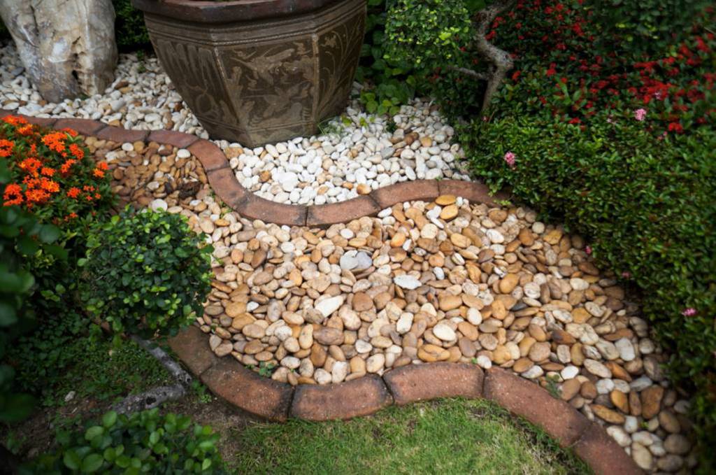 Design and create a pebble garden